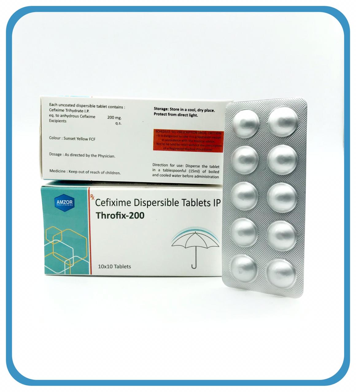 CEFIXIME 200 MG TABLET MANUFACTURER & PCD FRANCHISE